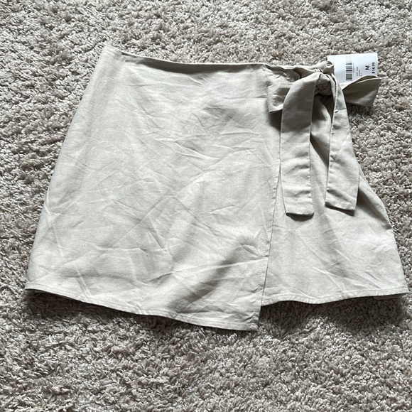 Forever 21 | Skirts | Nwt Tan Wrap Skirt | Poshmark